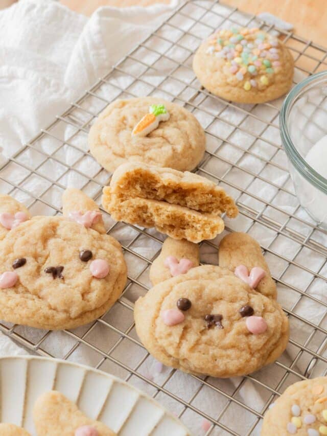 Easy Bunny Sugar Cookies • Bites by Bianca