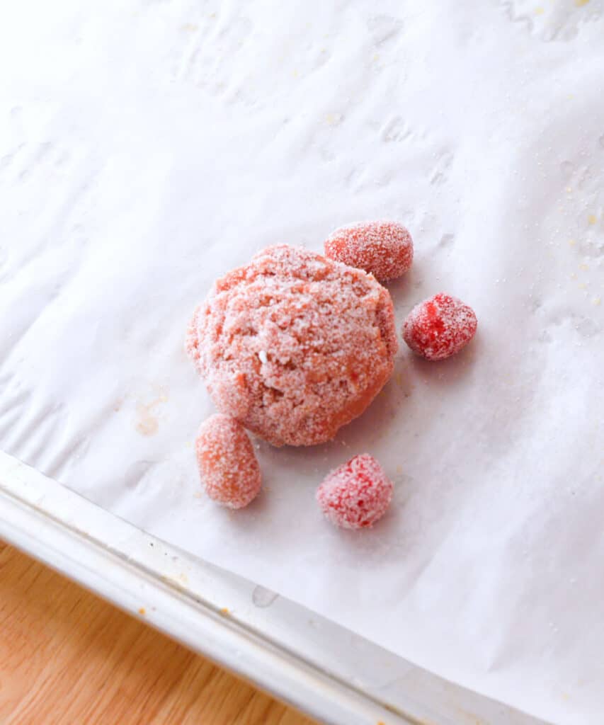 Strawberry Kirby Sugar Cookies • Bites by Bianca