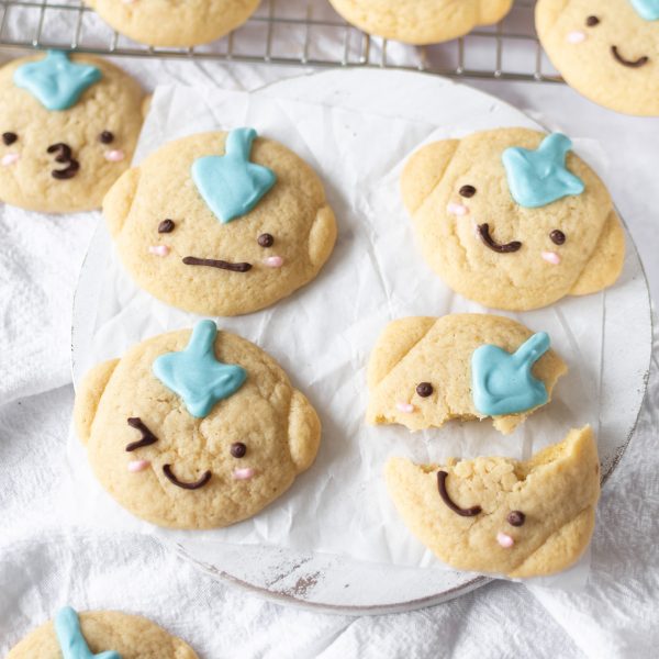 Aang Sugar Cookies (Avatar: The Last Airbender Cookies) • Bites by Bianca