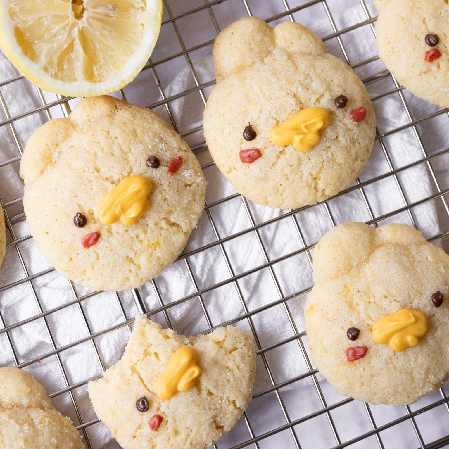 Duck Lemon Sugar Cookies • Bites by Bianca