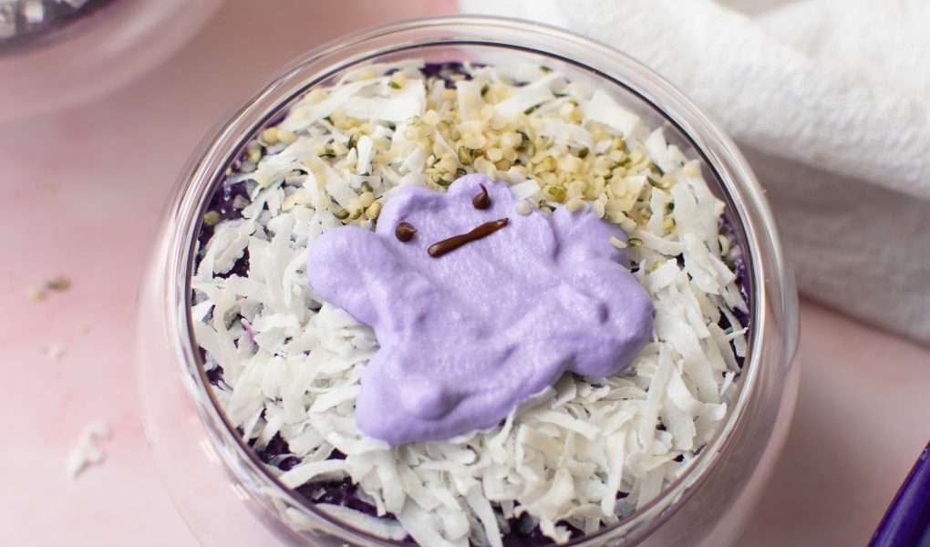Ube Chia Pudding | Bites by Bianca