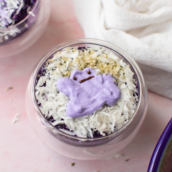 Ube Chia Pudding • Bites by Bianca