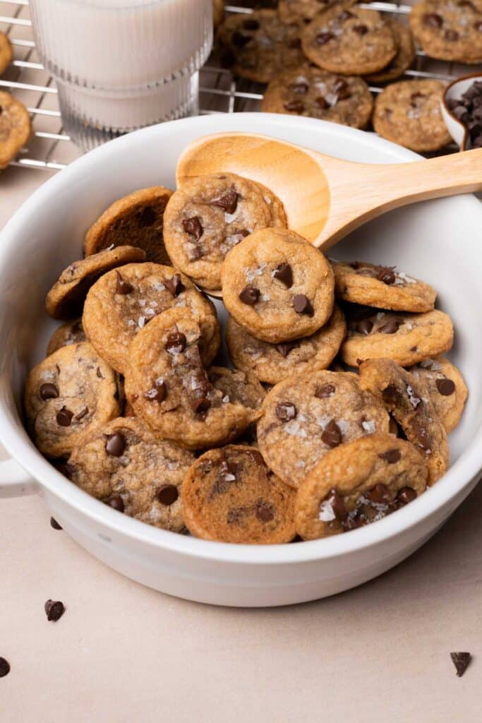 The Best Mini Chocolate Chip Cookie Recipe • Bites by Bianca