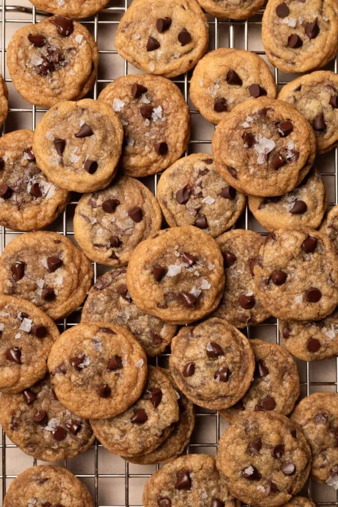The Best Mini Chocolate Chip Cookie Recipe • Bites by Bianca