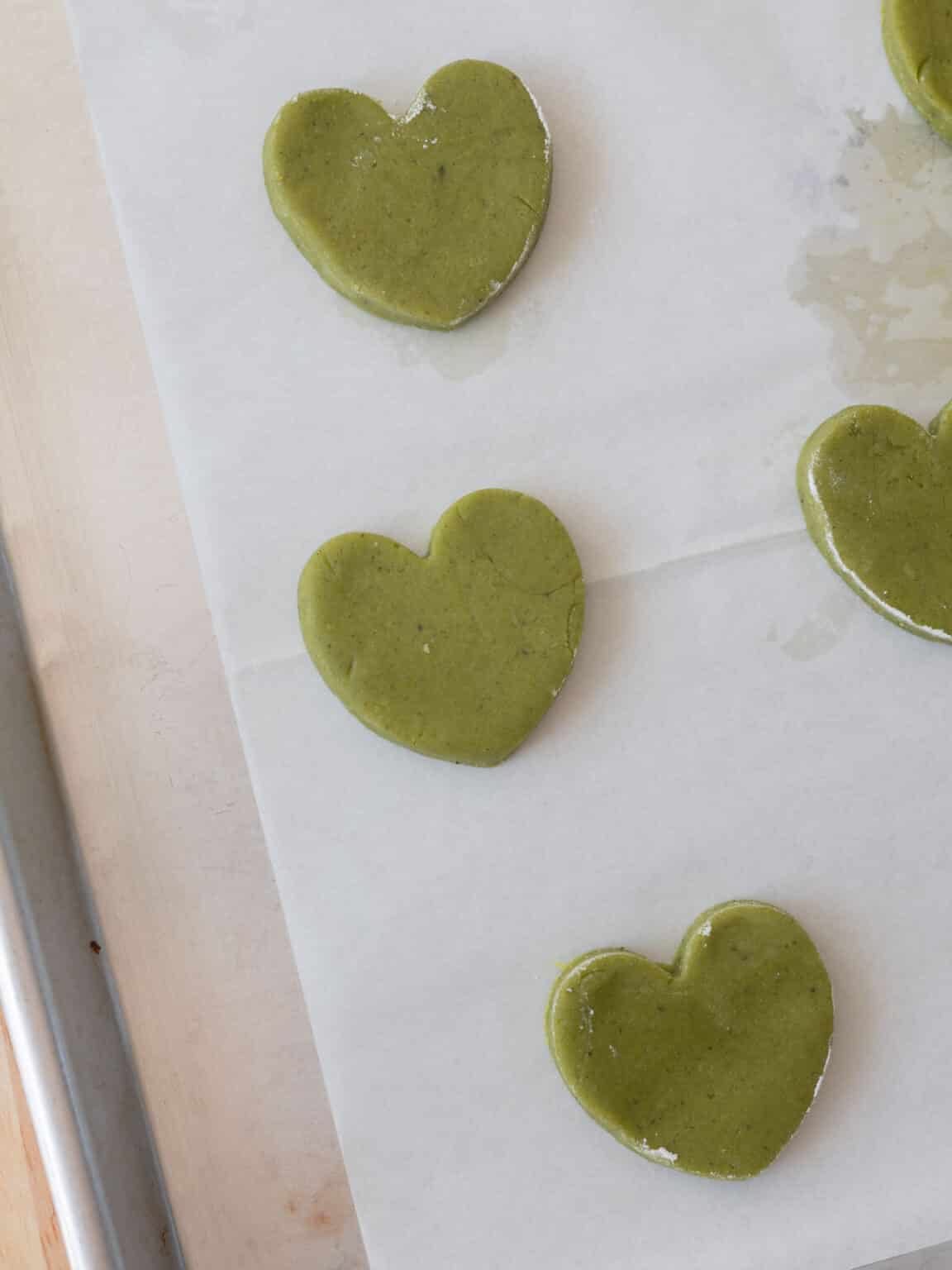 Cut-Out Matcha Sugar Cookies • Bites by Bianca