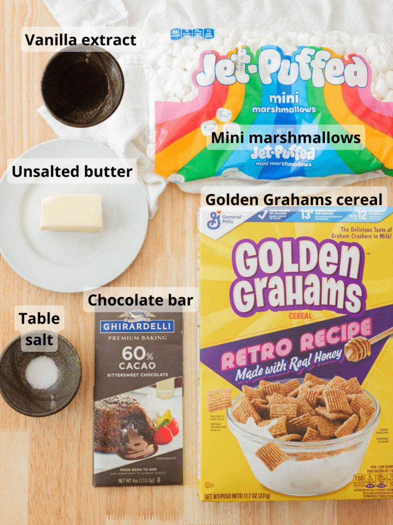 Brown Butter Golden Grahams S'mores Bars w/ Toasted Mallows!