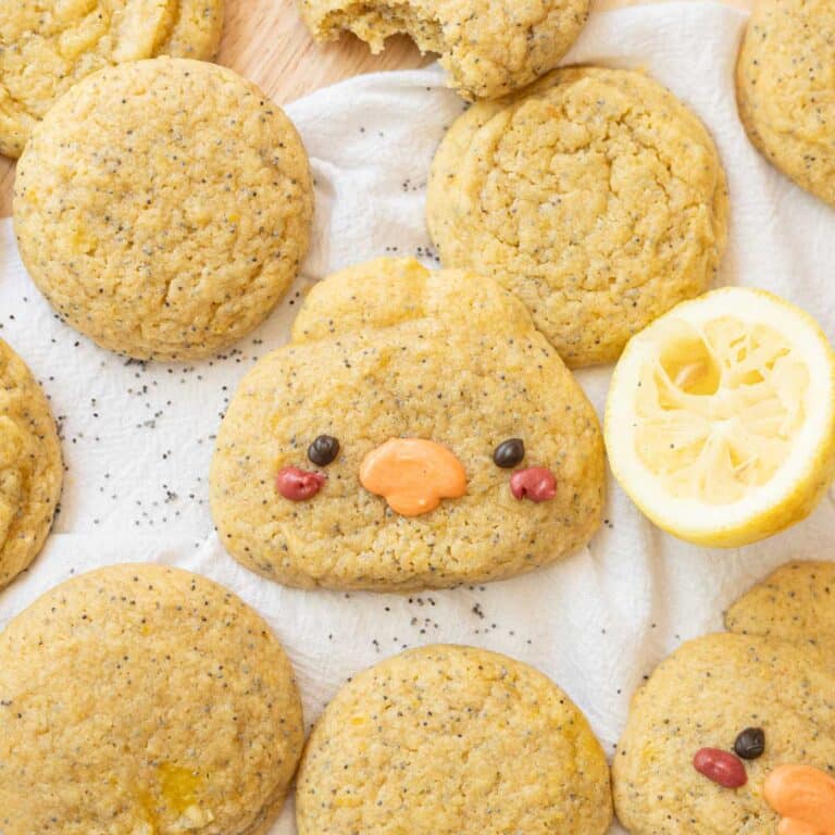 Chick-Shaped Lemon Cookies • Bites by Bianca