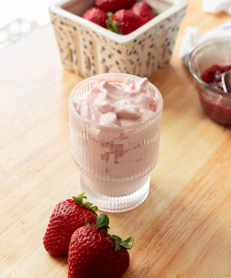 Homemade Strawberry Cold Foam (2 Ways!) • Bites by Bianca