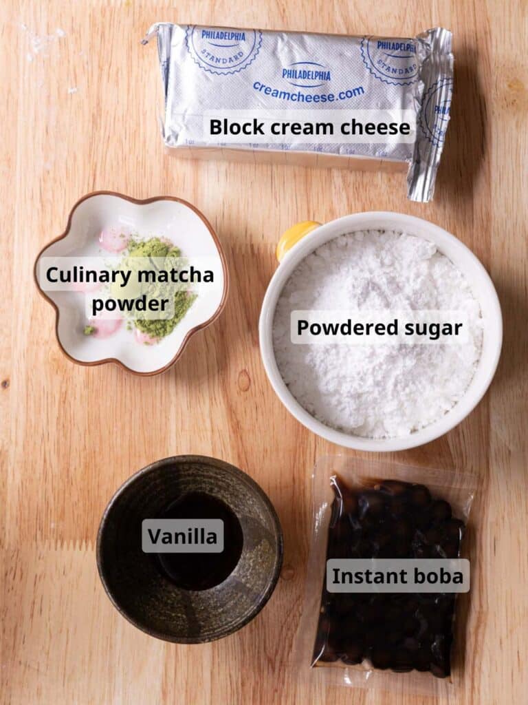 Gooey Brown Sugar Boba Matcha Rolls • Bites by Bianca