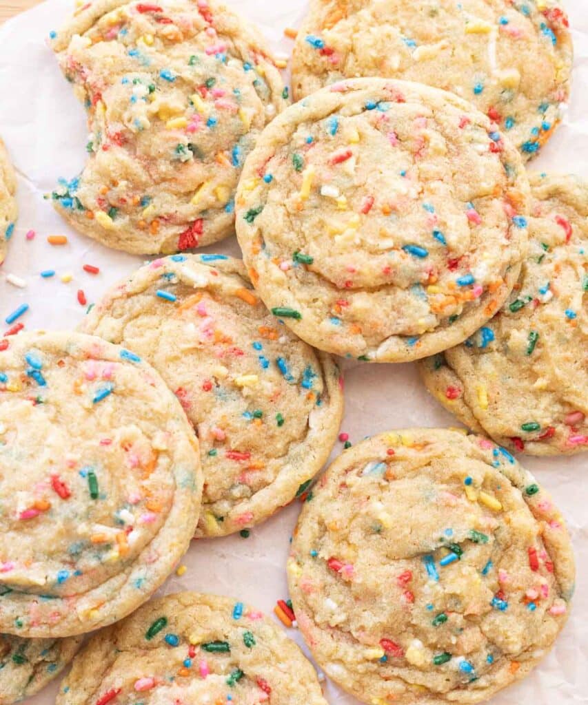Soft and Chewy Funfetti Cookies • Bites by Bianca