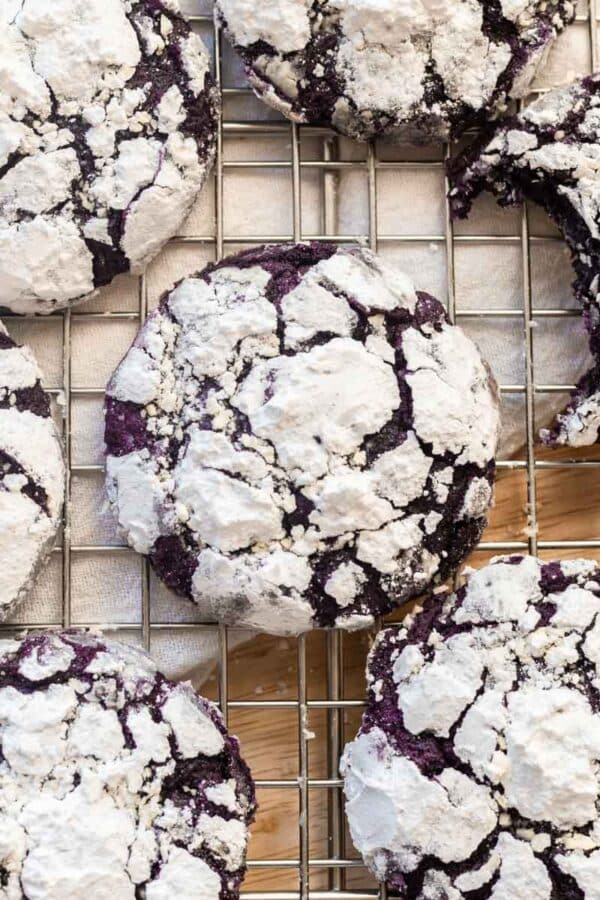 Chunky, Gooey Ube Cookies