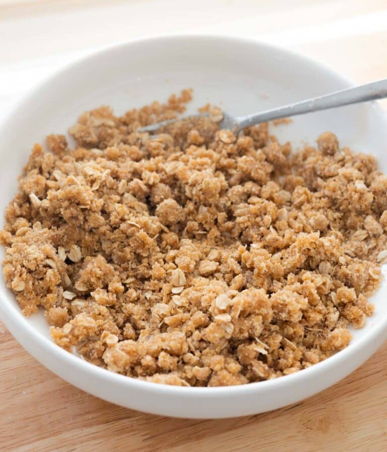The BEST Crumble Topping • Bites by Bianca